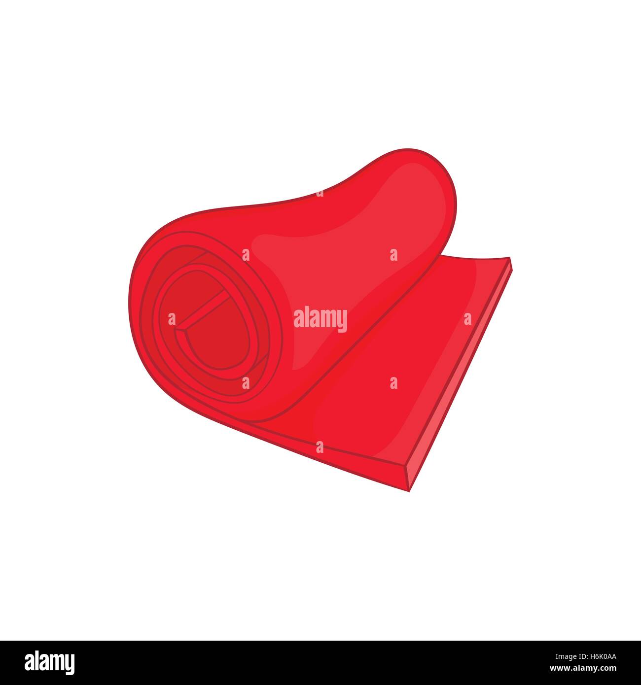 Yoga mat icon, cartoon style Stock Vector Image & Art - Alamy