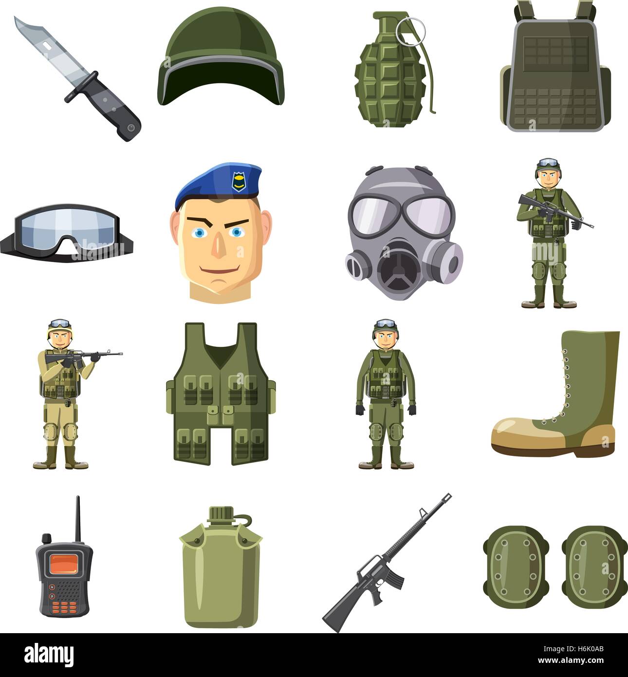 Infantry captain Stock Vector Images - Alamy