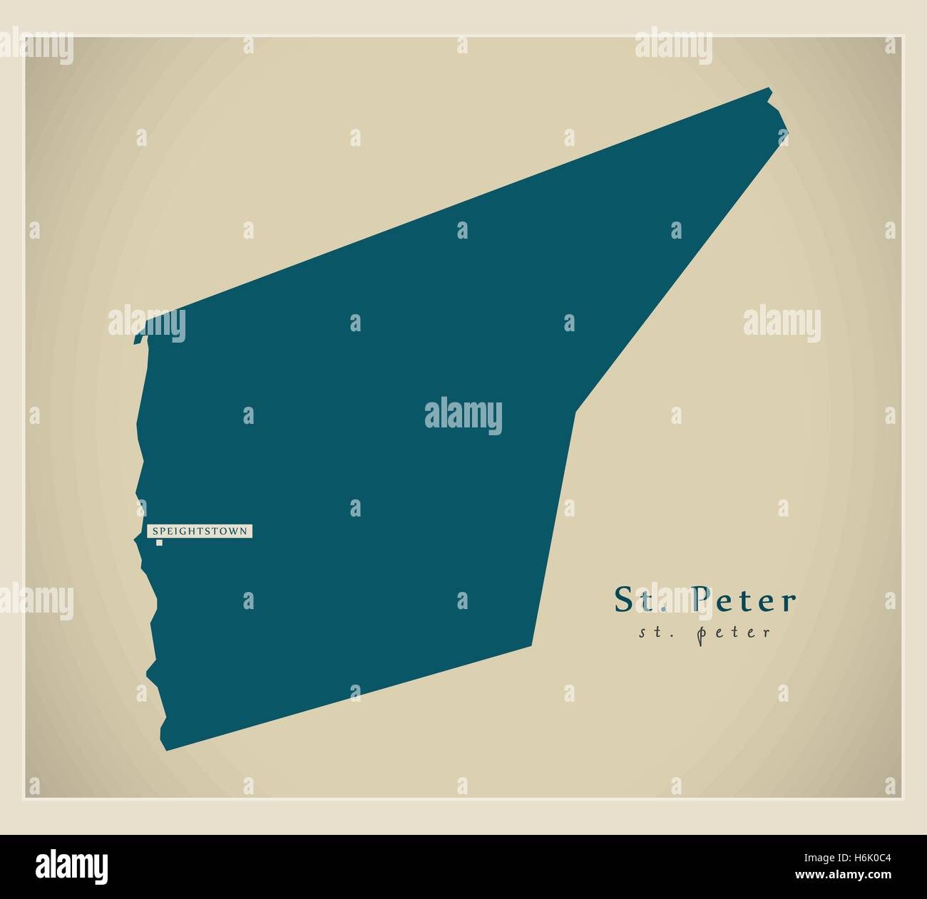 Map of st peter hi-res stock photography and images - Alamy