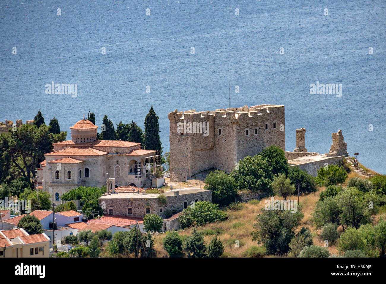 Lykourgos Logothetis Castle Pythagorion Samos Greece Stock Photo - Alamy