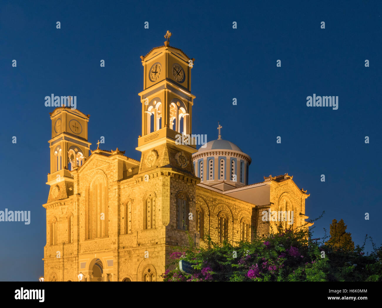 Orthodox church samos aegean hi-res stock photography and images - Alamy