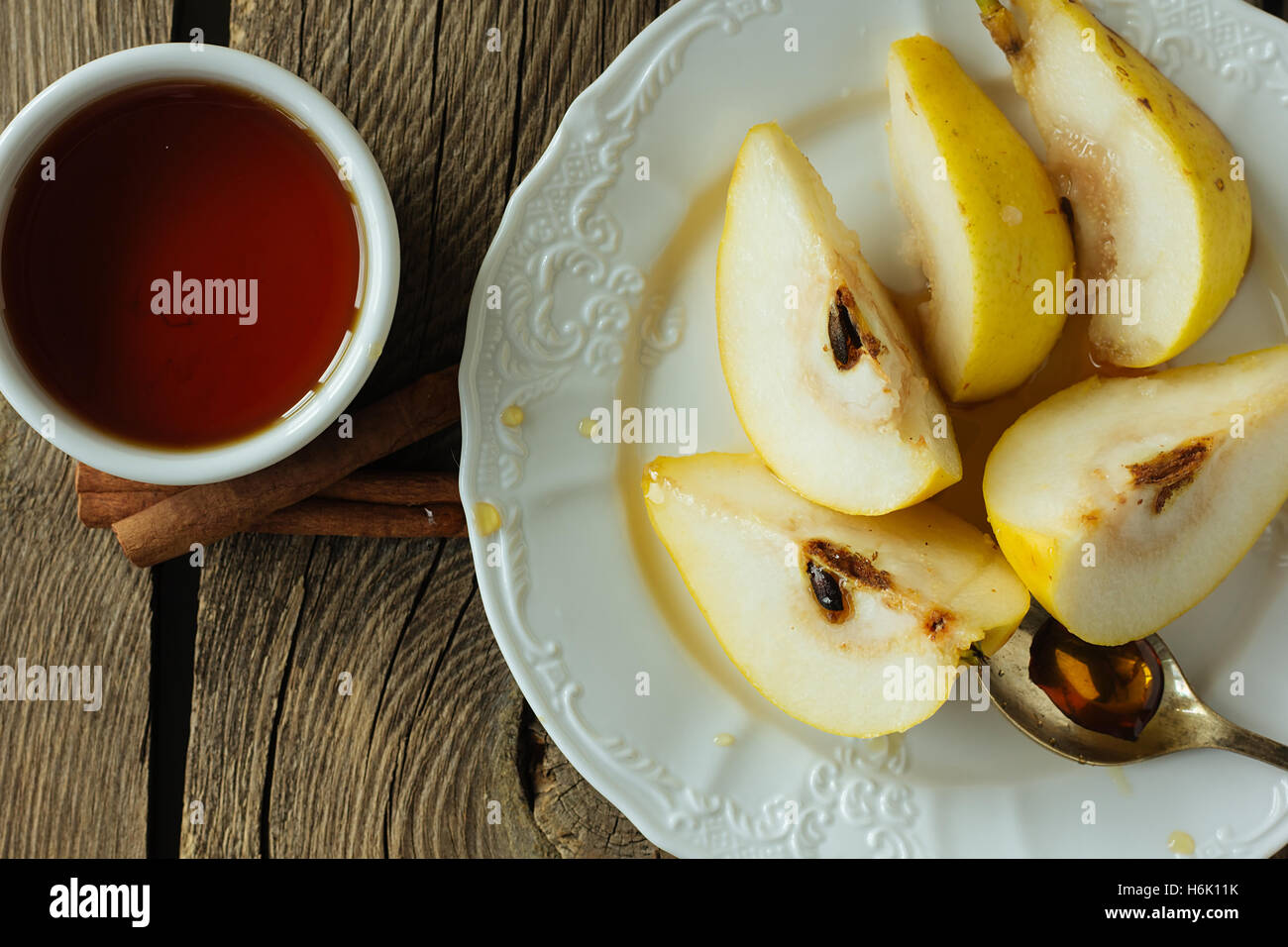 Pears in syrup hi-res stock photography and images - Alamy