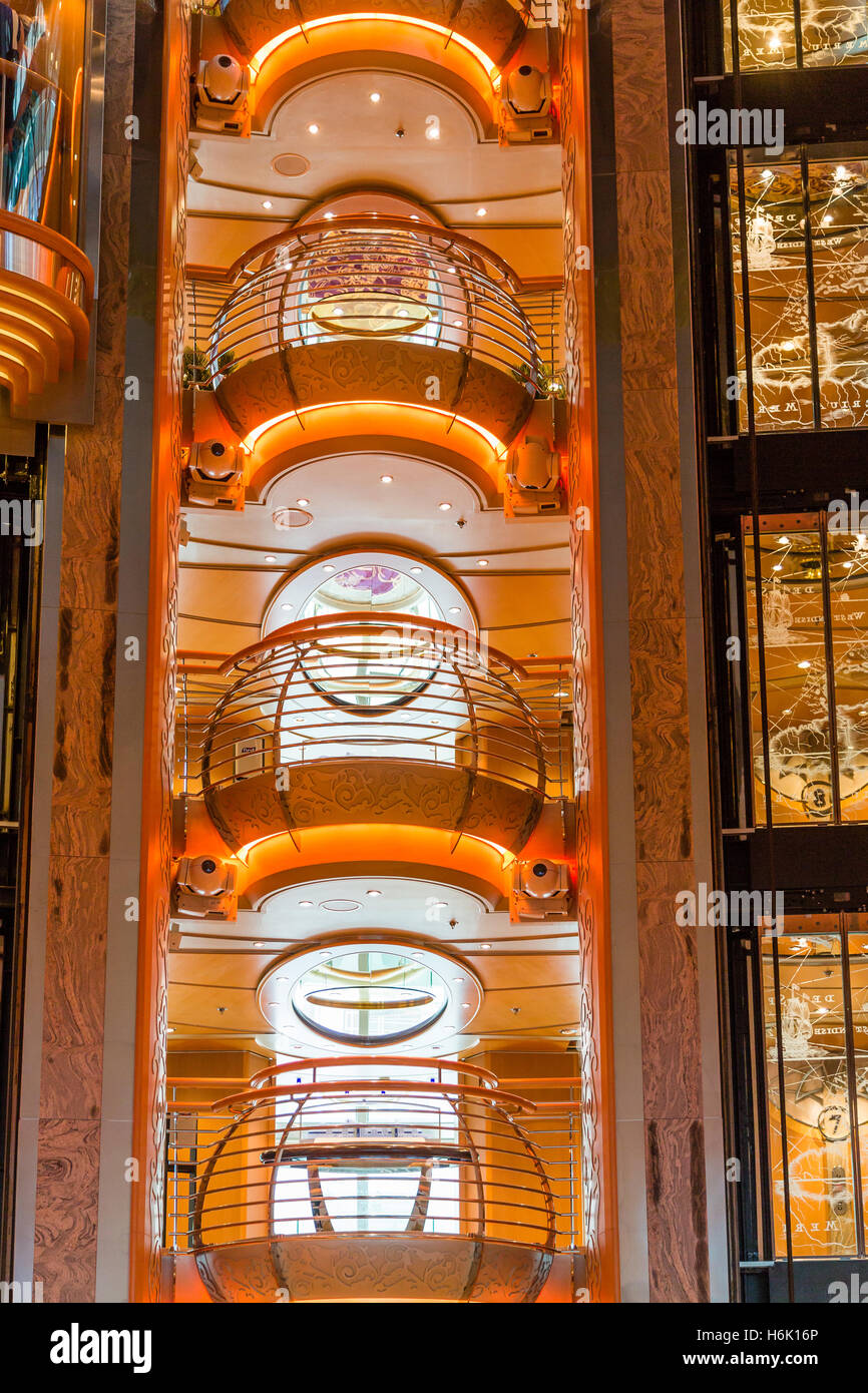 Cruise ship atrium hi-res stock photography and images - Alamy