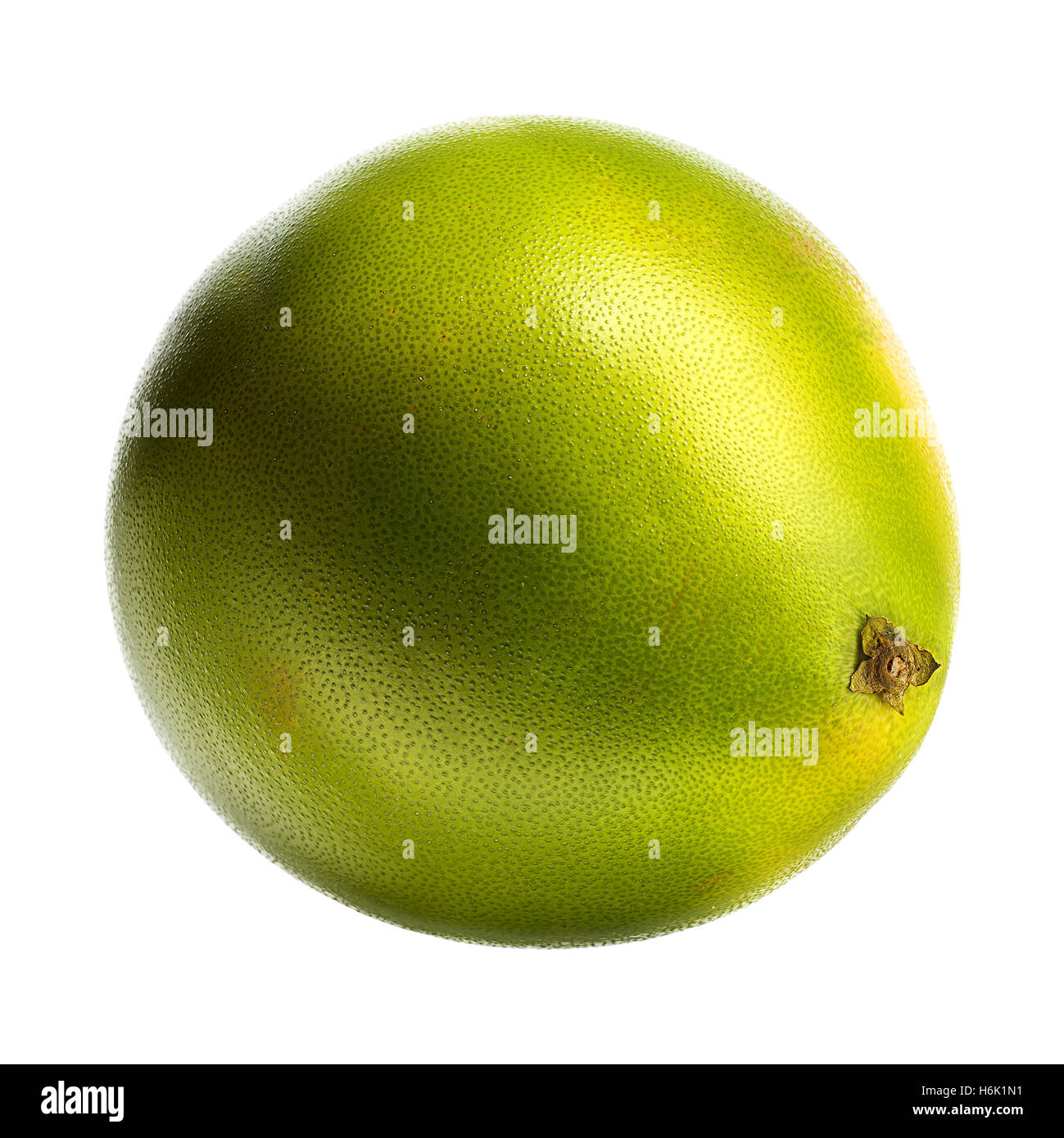 Green pomelo fruit isolated on white background Stock Photo - Alamy