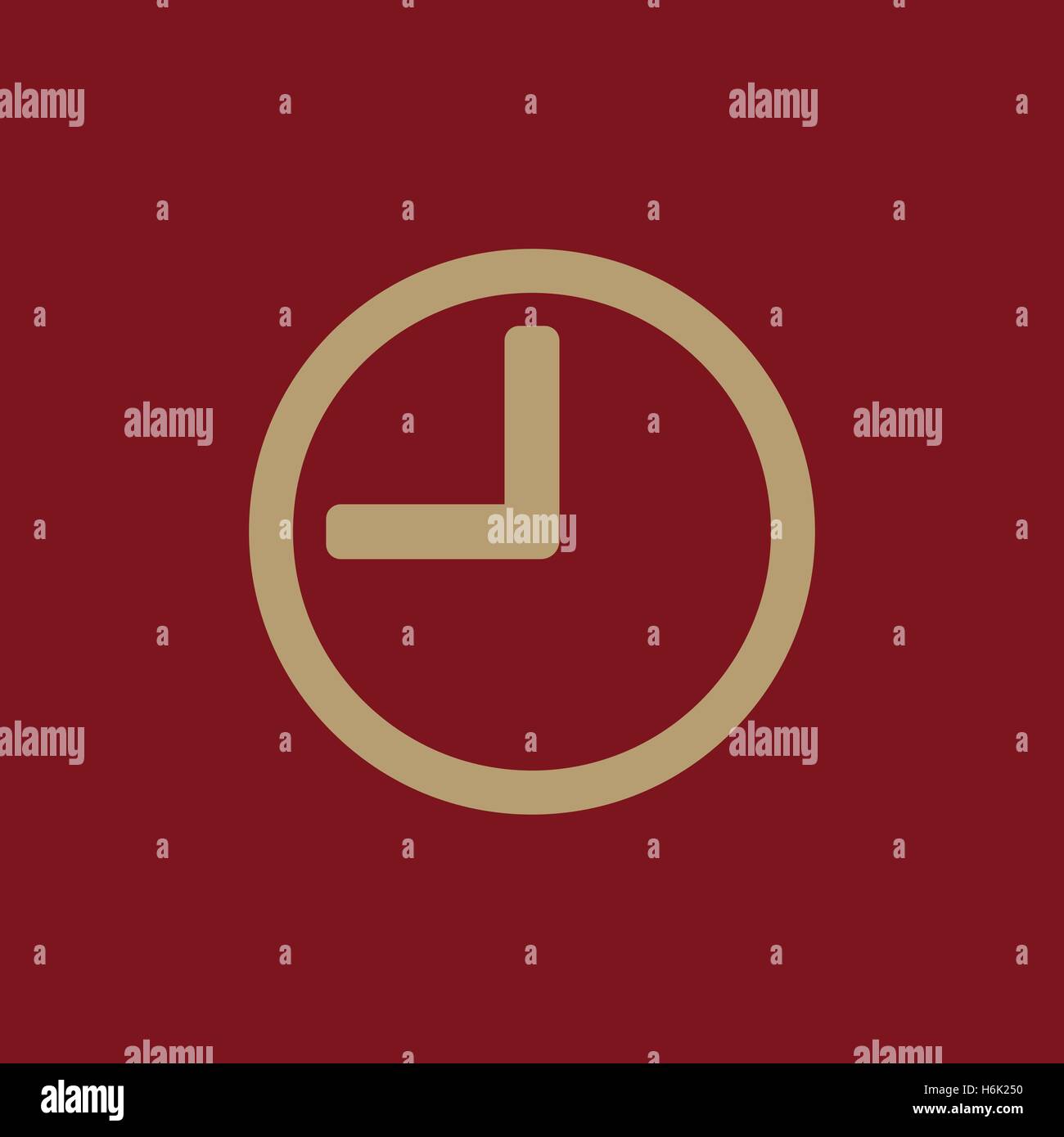 The time icon. Clock sound symbol. Flat Vector illustration Stock ... The time icon. Clock sound symbol. Flat Vector illustration Stock ...