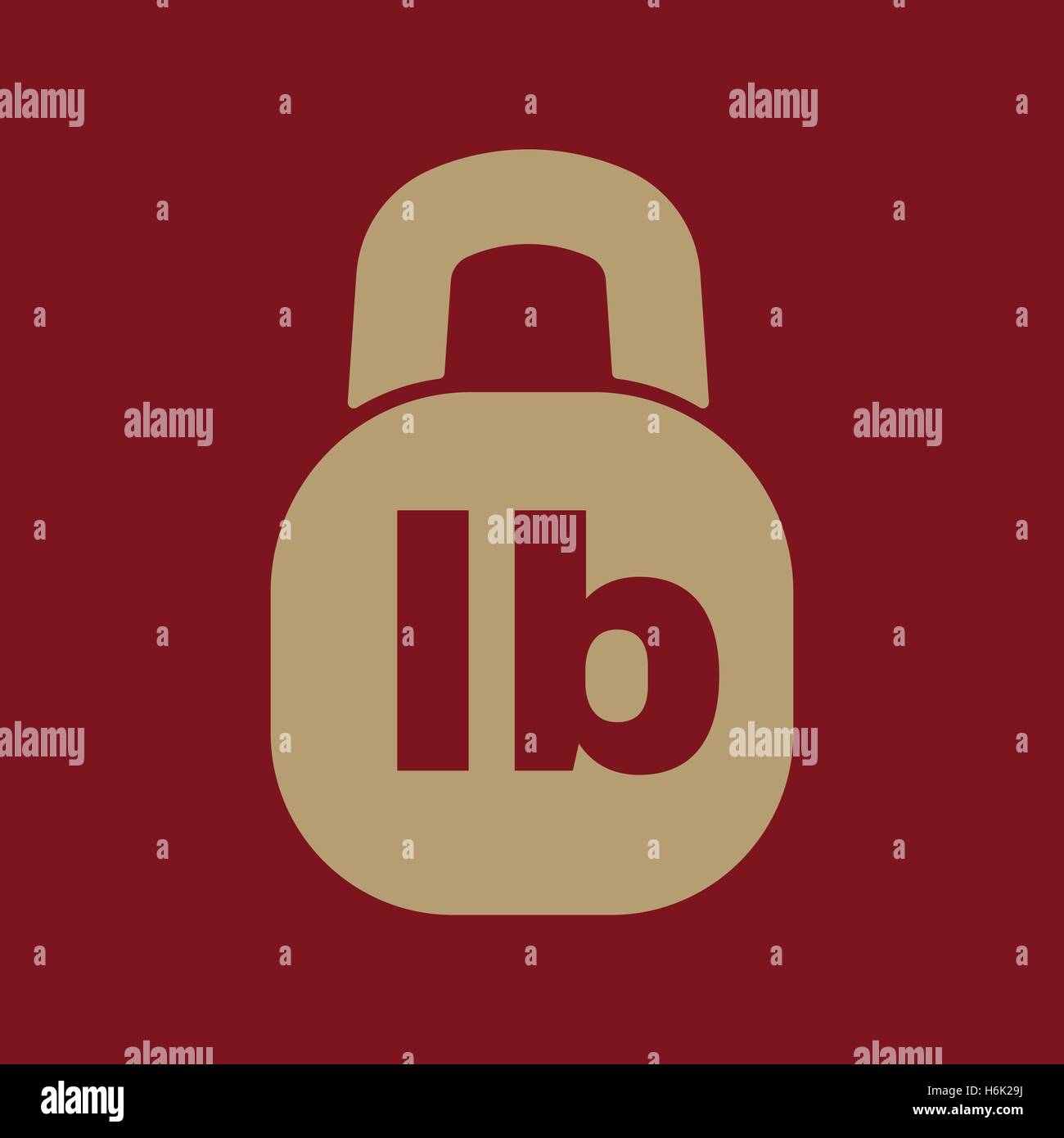 The pound icon. Lb and weight symbol. Flat Vector illustration Stock ...