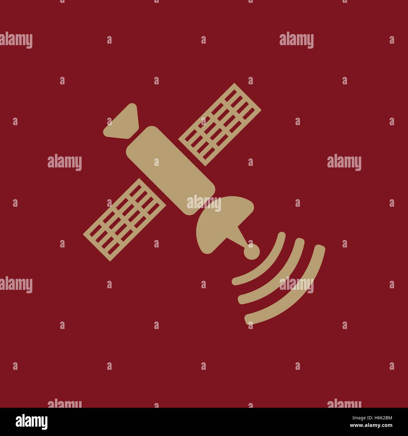 The satellite icon. TV and broadcasting, communication symbol. Flat ...