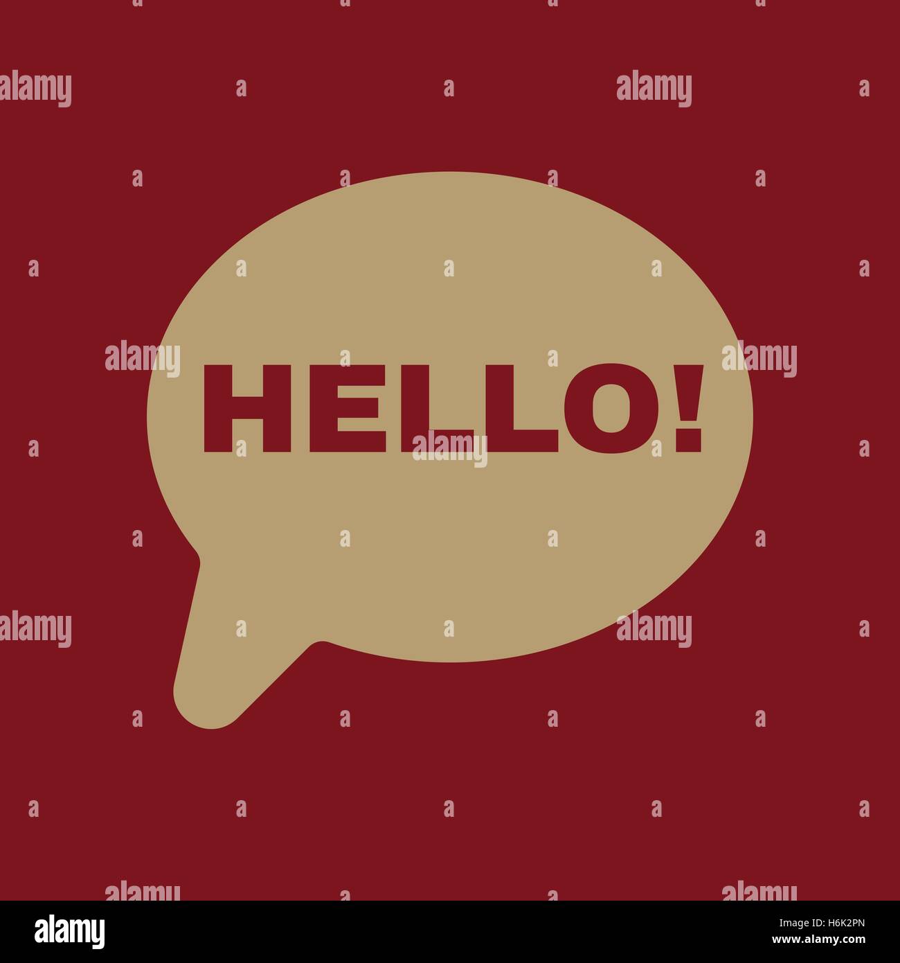 Hello icon greet hi symbol Stock Vector Images - Alamy