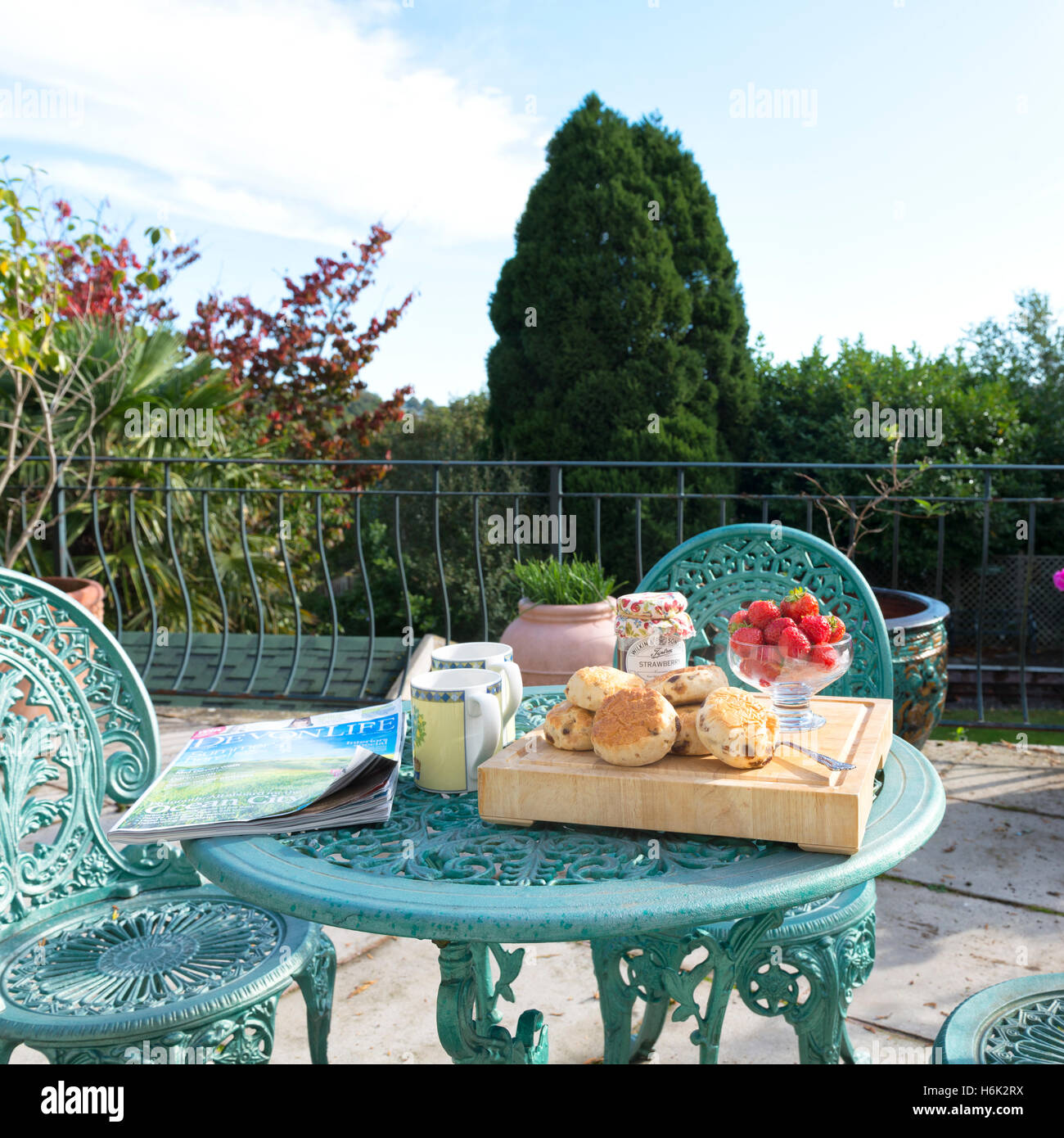 Devon cream tea hi-res stock photography and images - Alamy