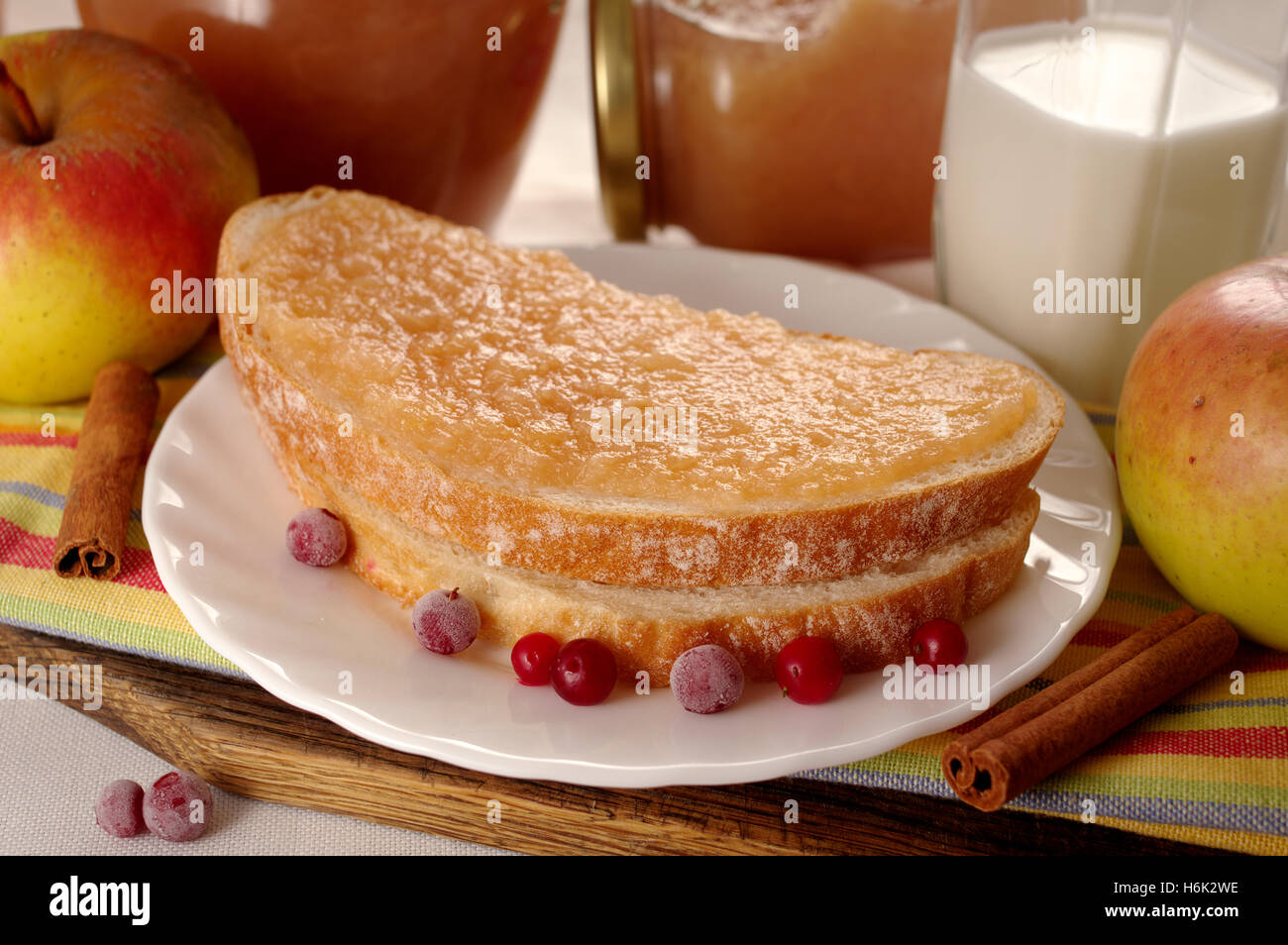 White bread jam hi-res stock photography and images - Alamy