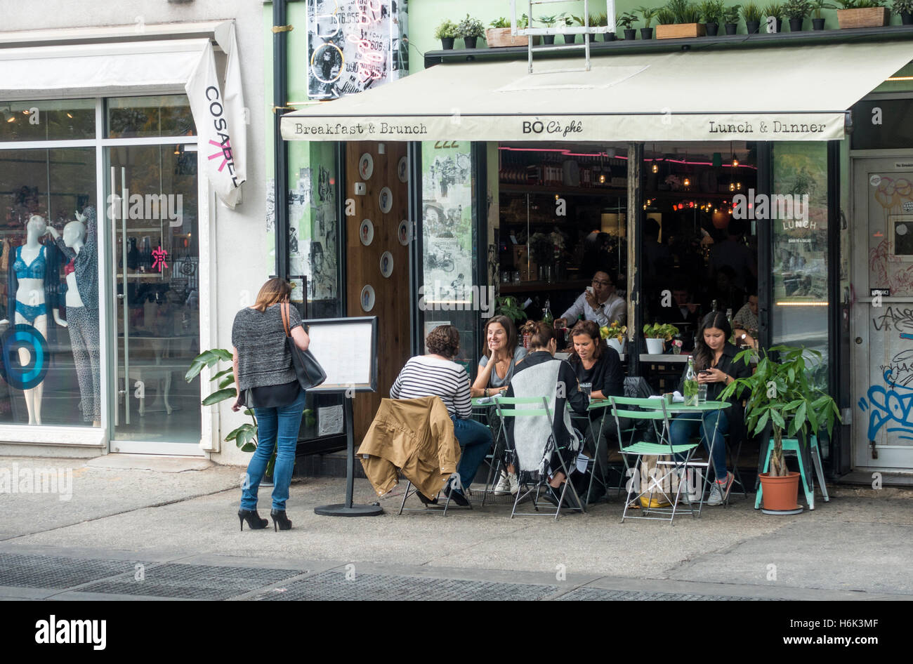 Bò Cà Phê, a Vietnamese French restaurant in Soho, New York City Stock ...
