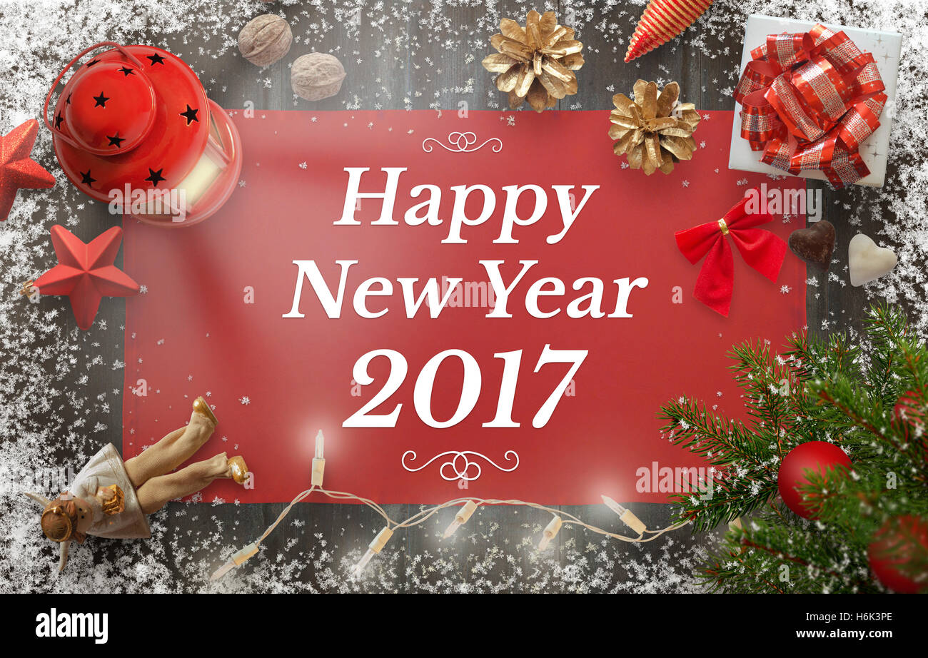 Happy new year tree hi-res stock photography and images - Alamy