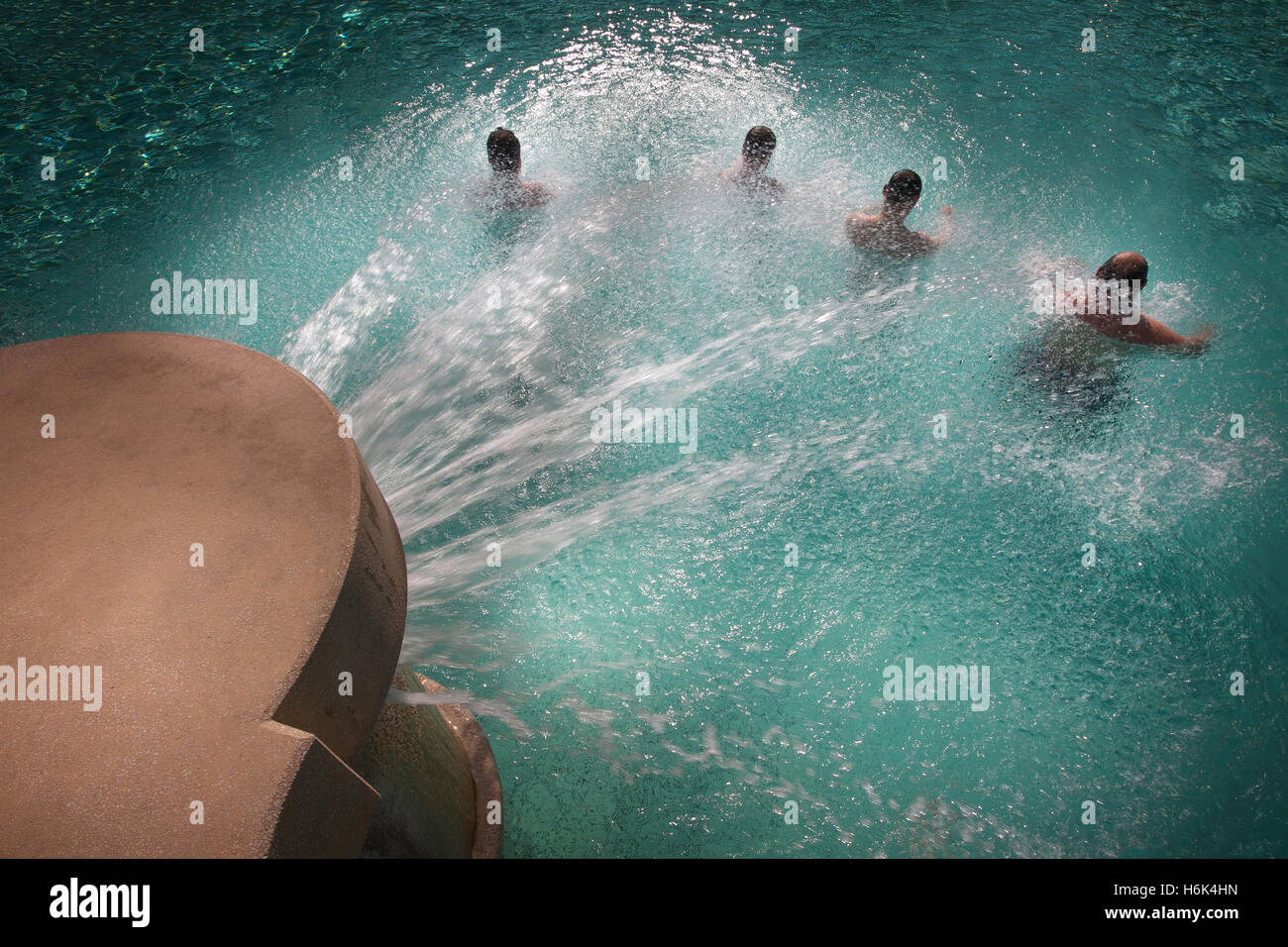 Budapest, capital of Hungary, thermal pools of Széchenyi Stock Photo ...