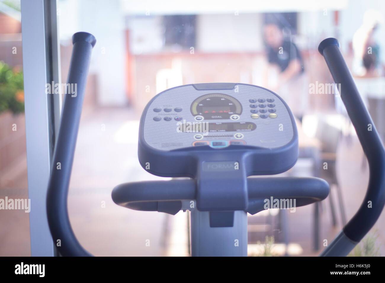 Gym bike exercise cycle machine for static indoor cycling in fitness ...