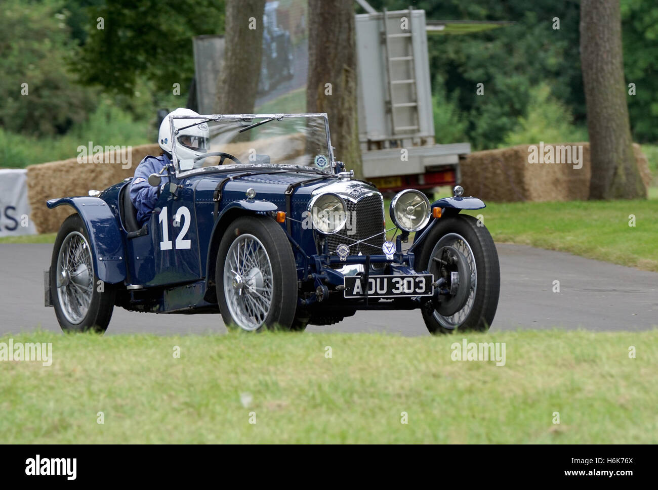 Bethan Toplis in her Riley Ulster Imp at The Chateau Impney Hillclimb ...