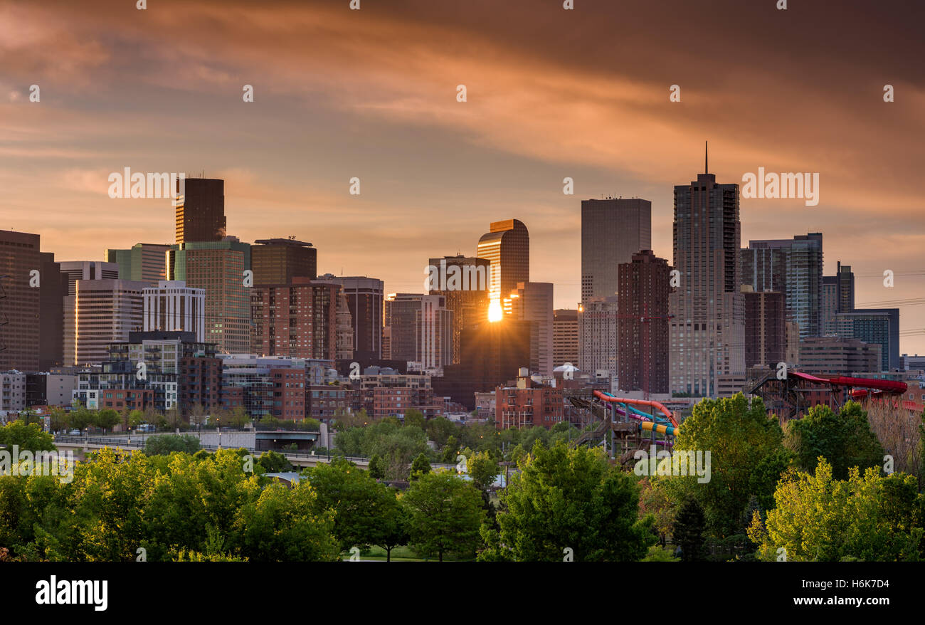 Denver colorado skyline hi-res stock photography and images - Alamy