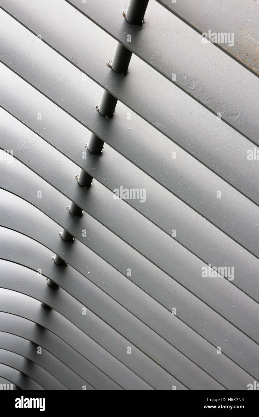 Steel fence abstract Stock Photo - Alamy