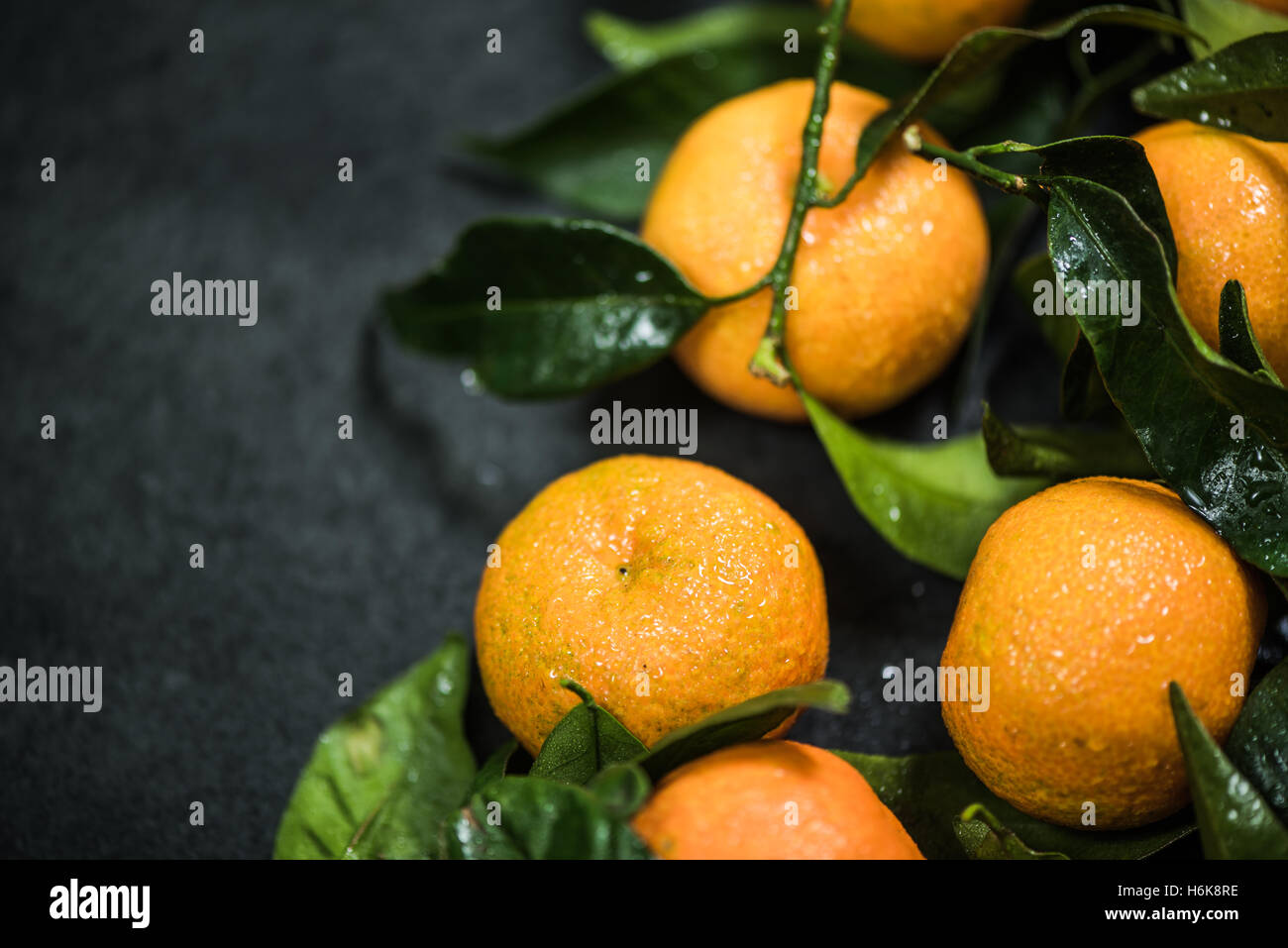 ripe tangerines straight from tree or local market Stock Photo - Alamy