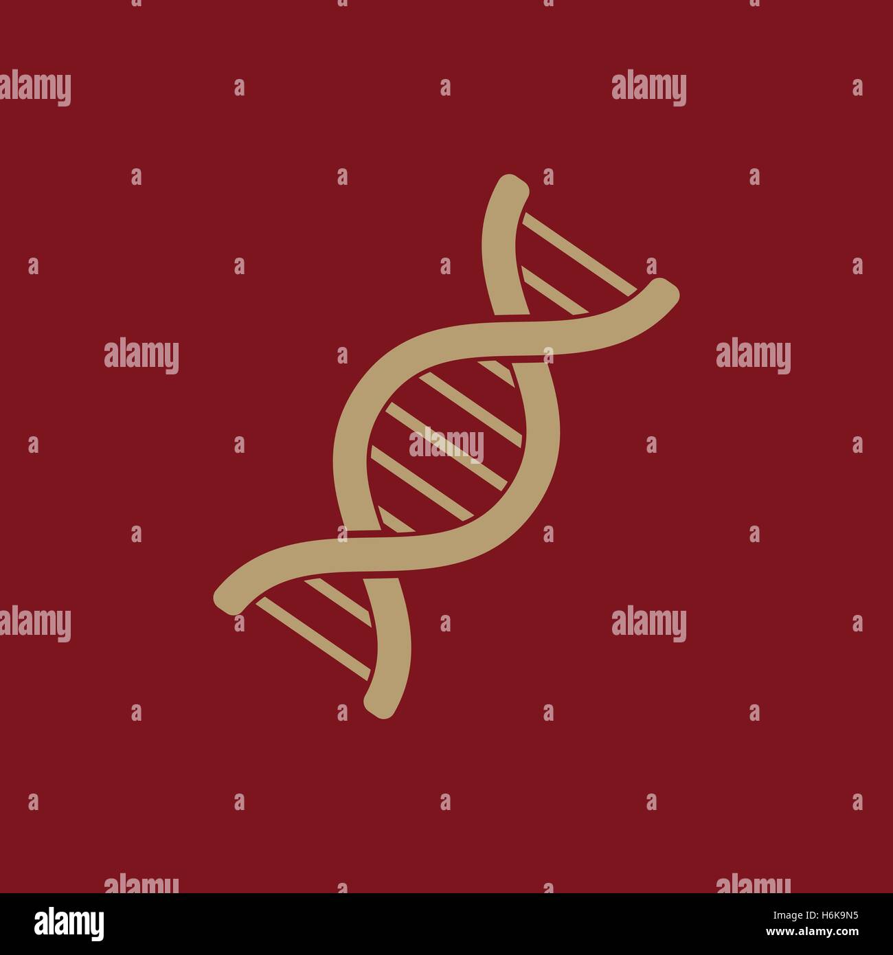The dna icon. Genetics and medicine, molecule, chromosome, biology ...