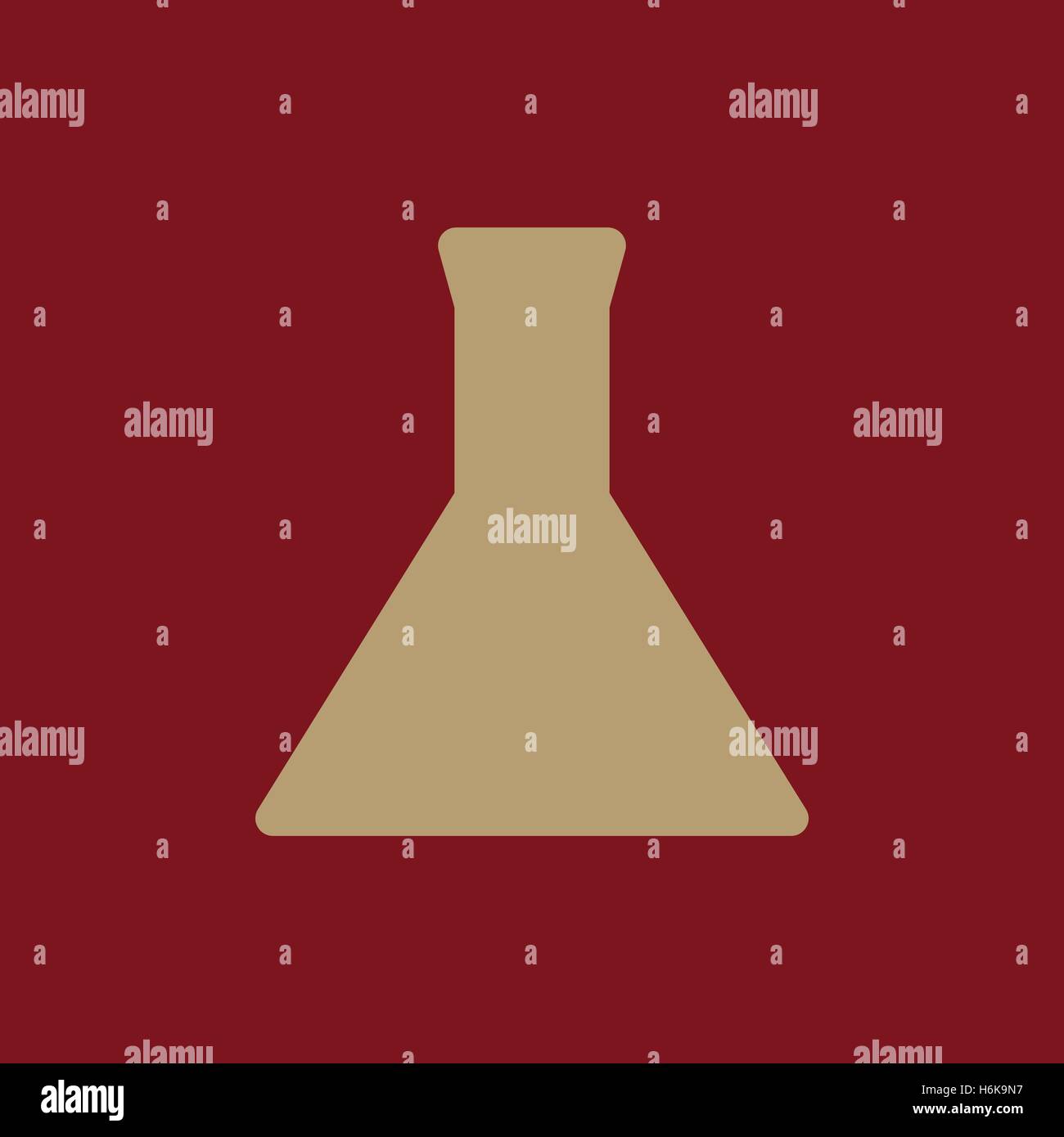 The test-tube icon. Flask and chemical, analysis, chemistry, laboratory ...