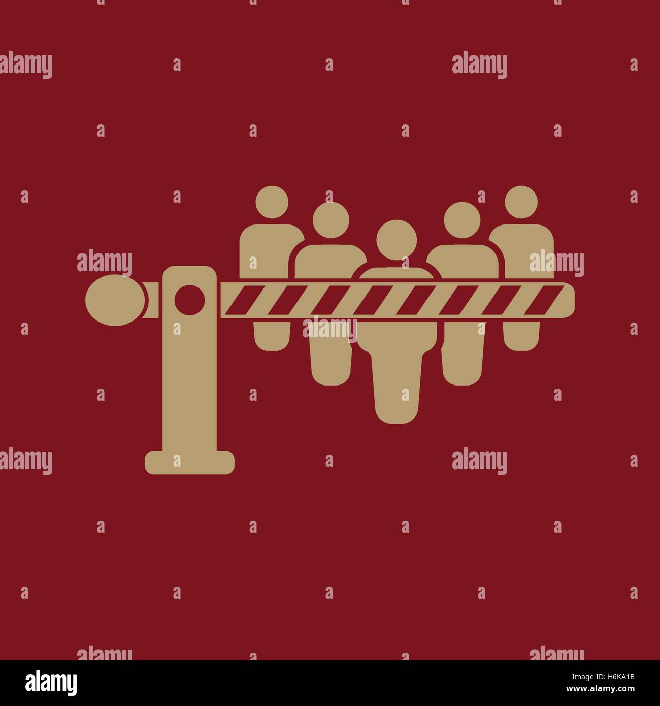 Barrier and borderline Stock Vector Images - Alamy