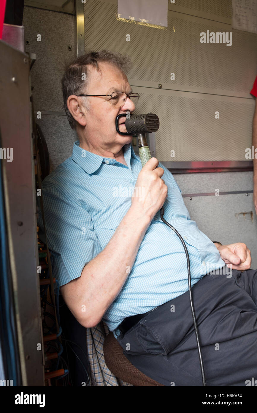 Vintage Broadcast Microphone Stock Photo - Alamy