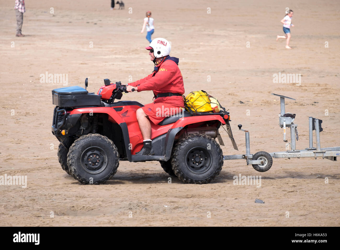 Lifeguard Quad bike Stock Photo - Alamy