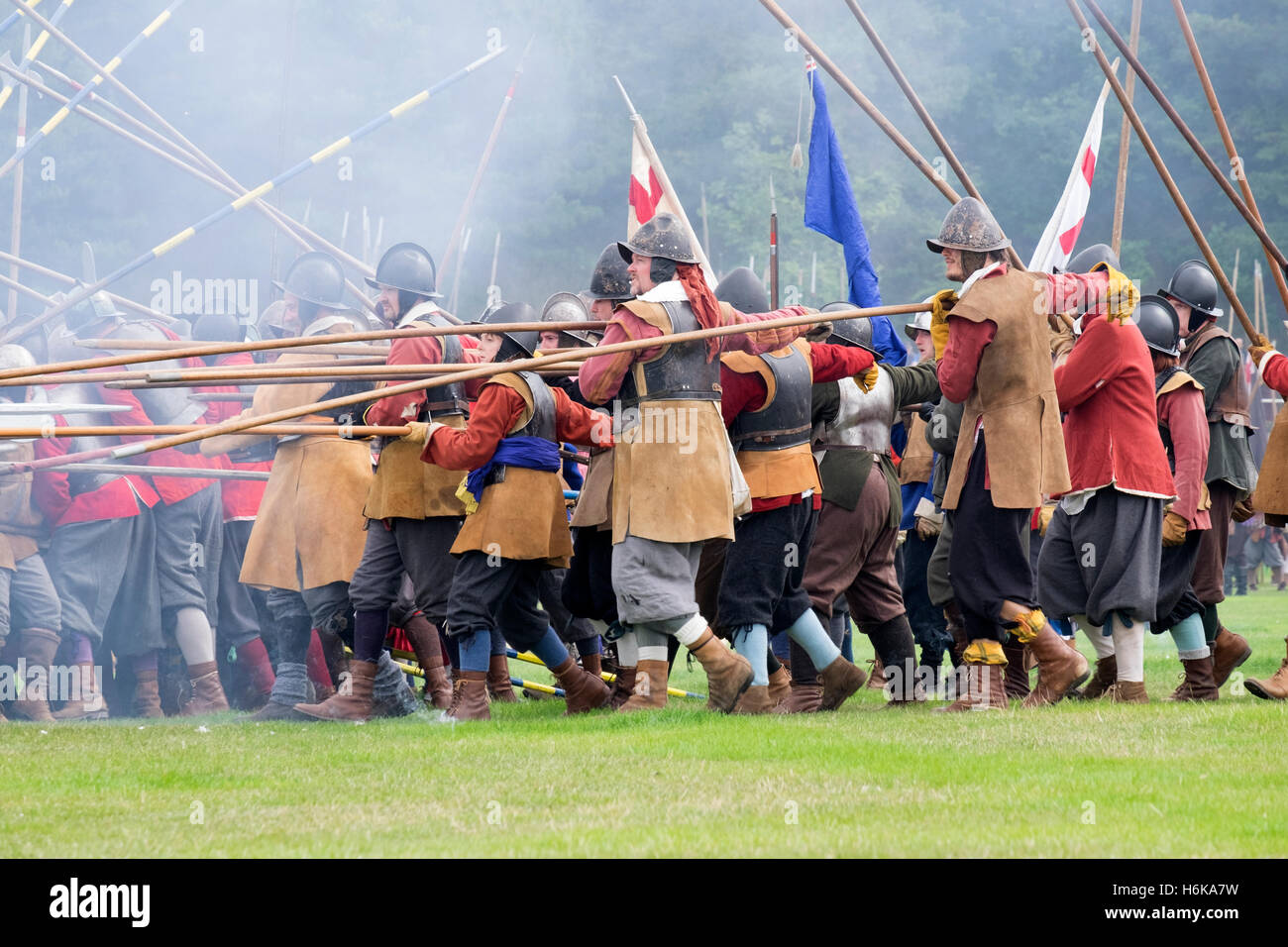 Historical Battle Reenactment Stock Photo - Alamy