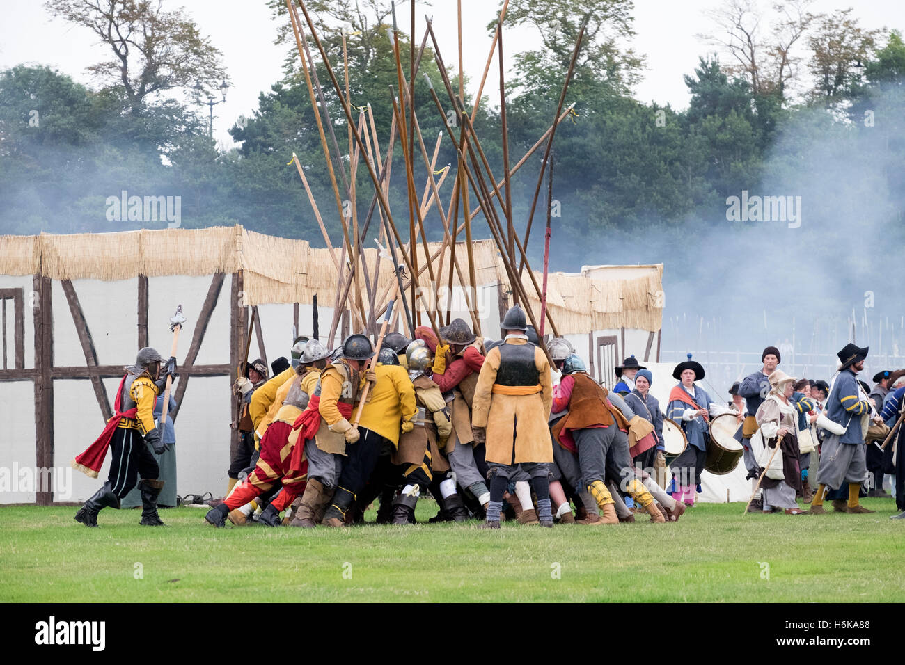 Historical Battle Reenactment Stock Photo - Alamy