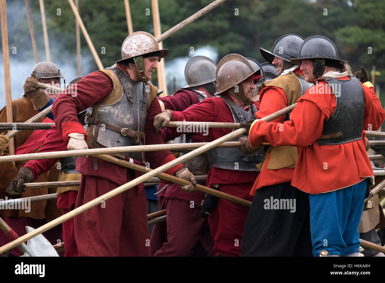Historical Battle Reenactment Stock Photo - Alamy