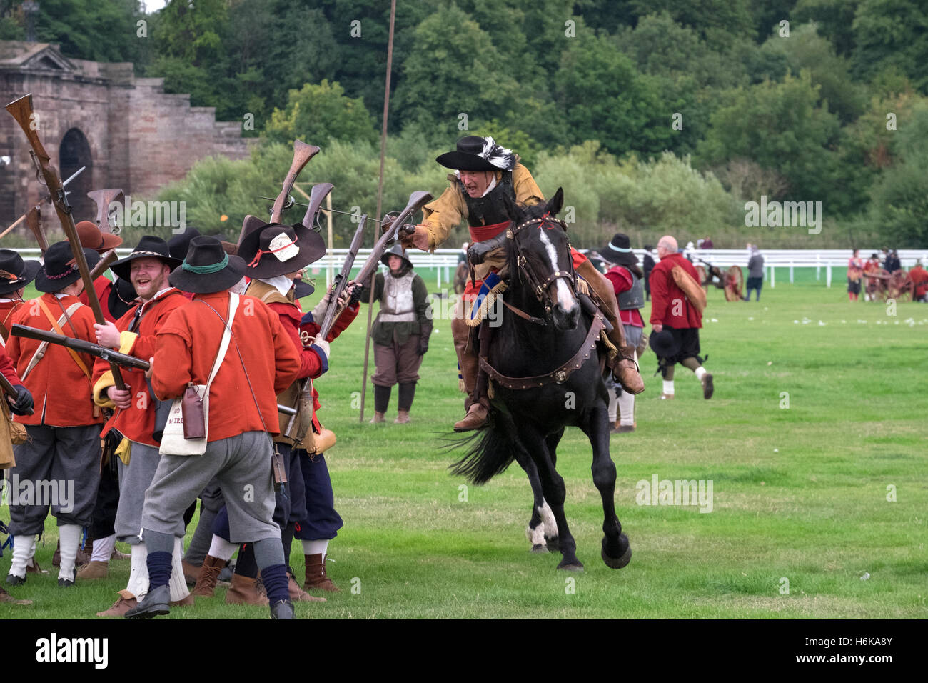 Historical Battle Reenactment Stock Photo - Alamy