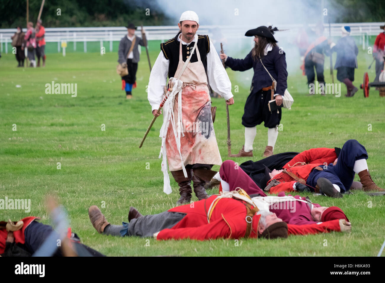 Historical Battle Reenactment Stock Photo - Alamy