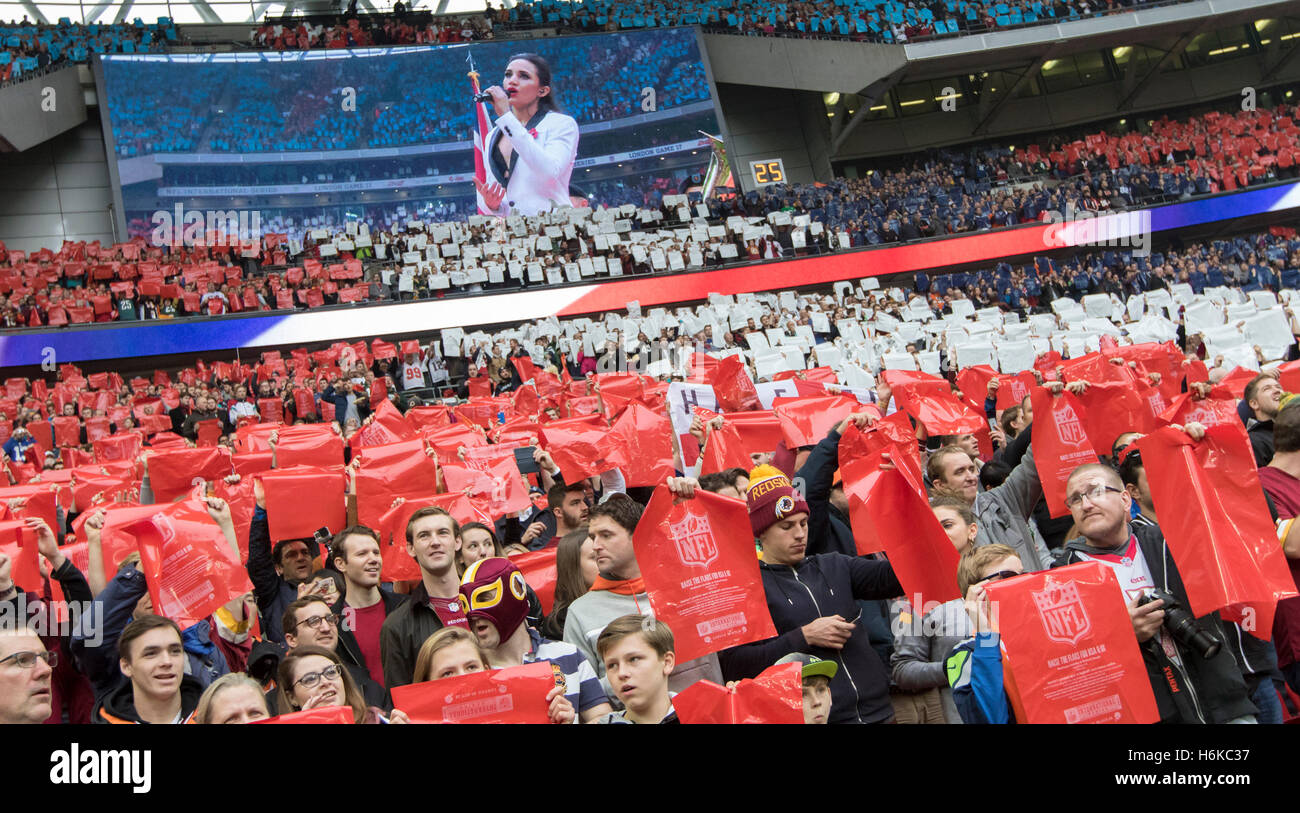 Wembley Stadium, London, UK. 30th Oct, 2016. NFL International Series ...