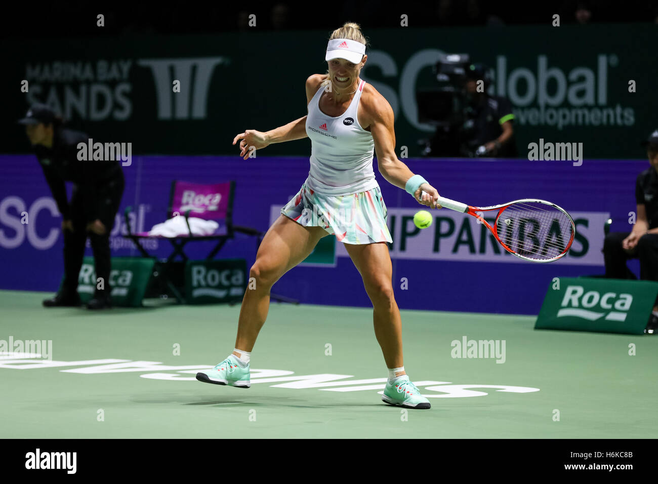 Singapore indoor stadium, Singapore. 30th October, 2016. BNP Paribas ...