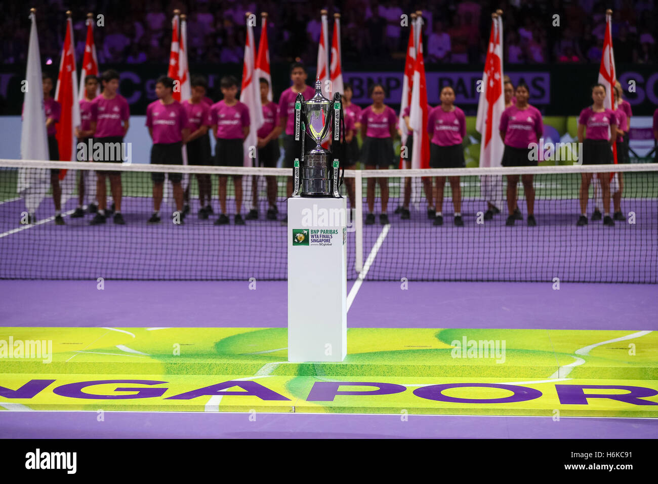 Singapore indoor stadium, Singapore. 30th October, 2016. BNP Paribas ...