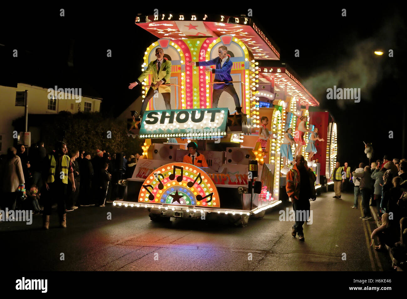 Warminster, Wiltshire, UK. 29th Oct 2016. Warminster Carnival Saturday ...