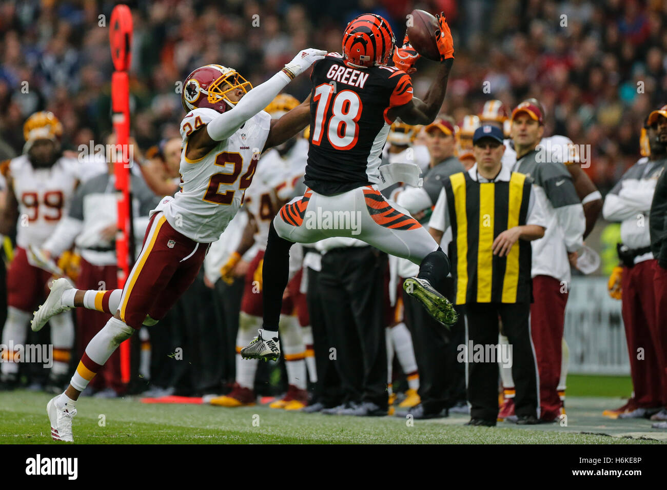 Wembley Stadium, London, UK. 30th Oct, 2016. NFL International Series ...