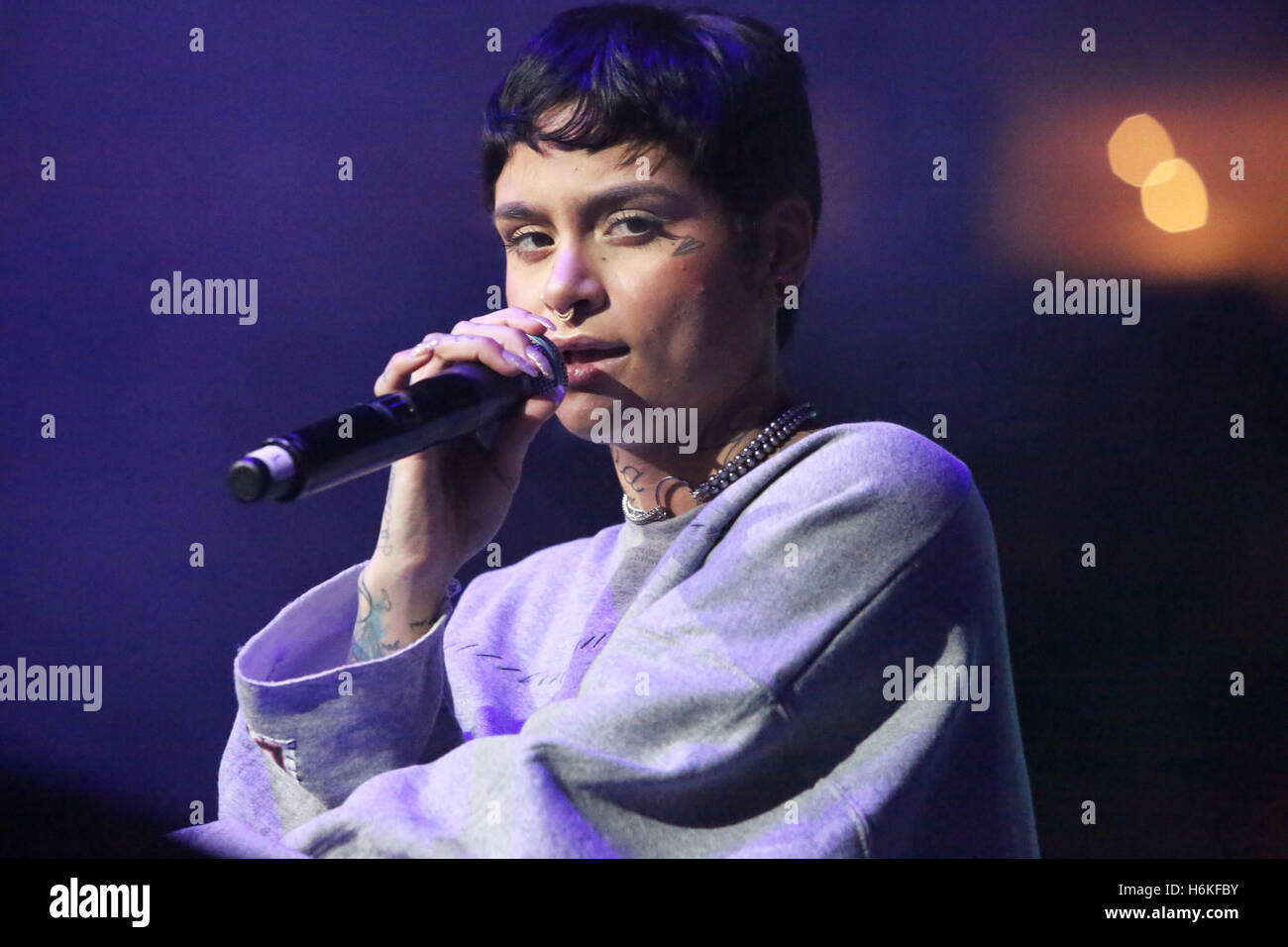 Philadelphia, PA, USA. 28th Oct, 2016. Kehlani performing at Powerhouse ...