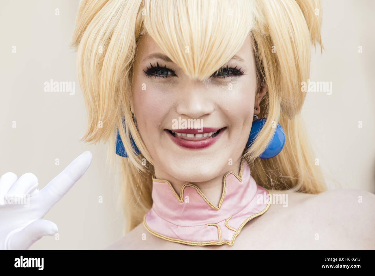 Barcelona, Spain. October 30, 2016 - A cosplayer dressed as her ...