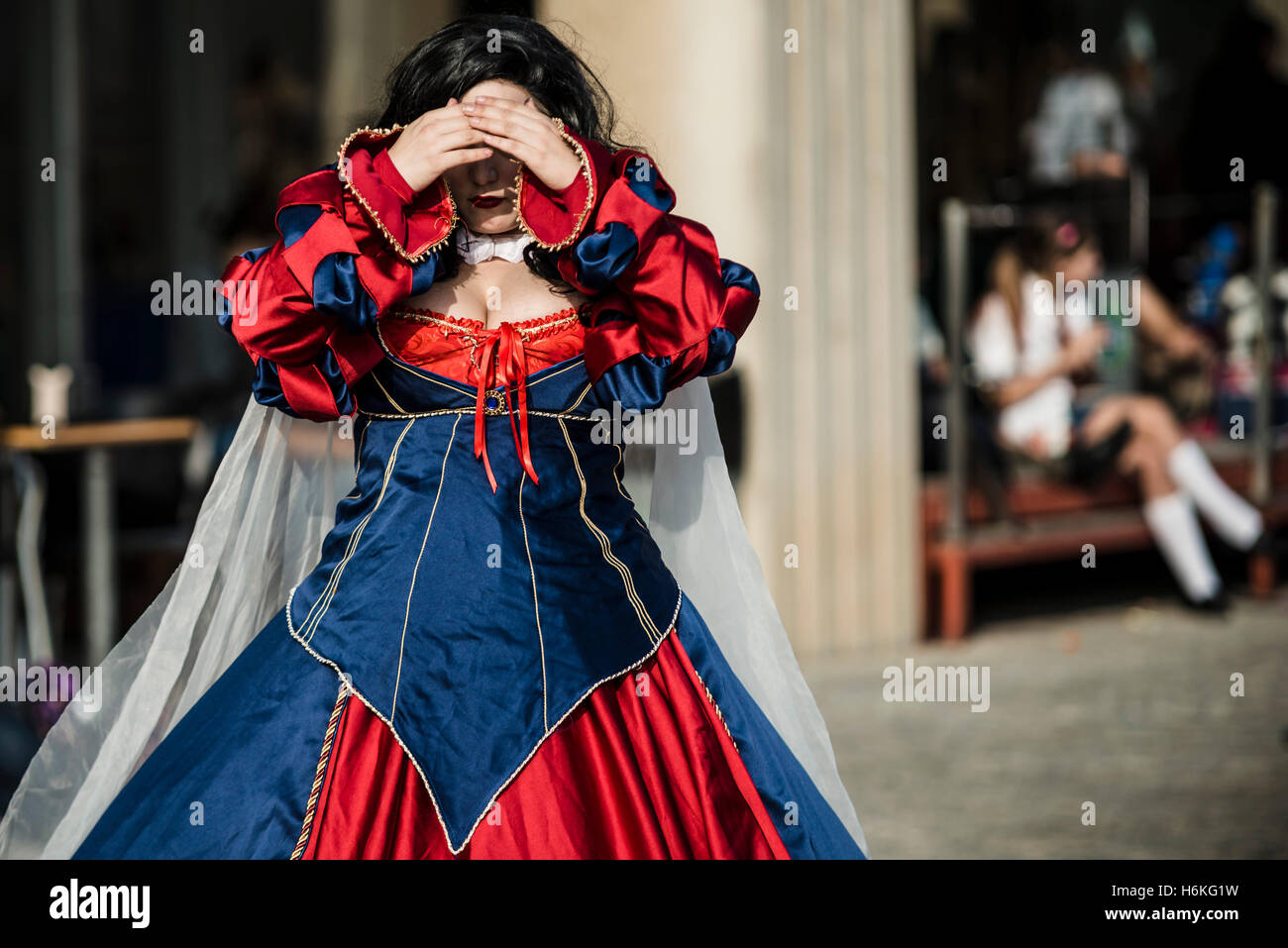 Barcelona, Spain. 30th Oct, 2016. A cosplayer dressed as her favorite ...