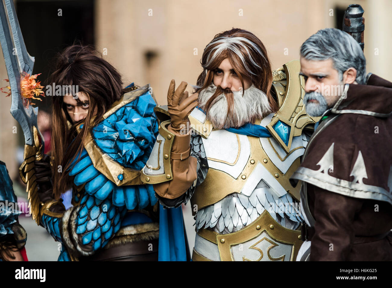 Barcelona, Spain. 30th Oct, 2016. Cosplayers dressed as their favorite ...