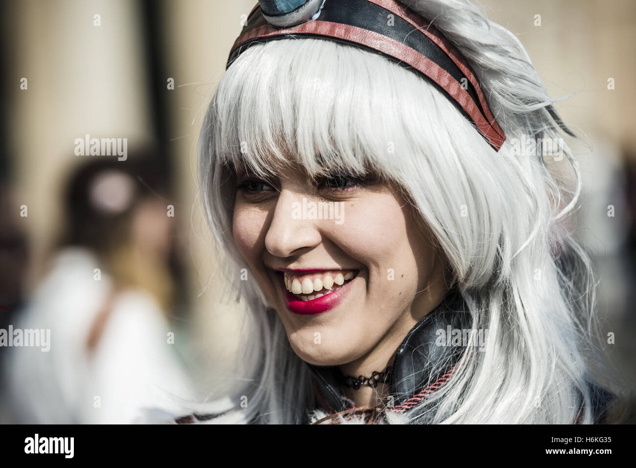 Barcelona, Spain. October 30, 2016 - A cosplayer dressed as her ...