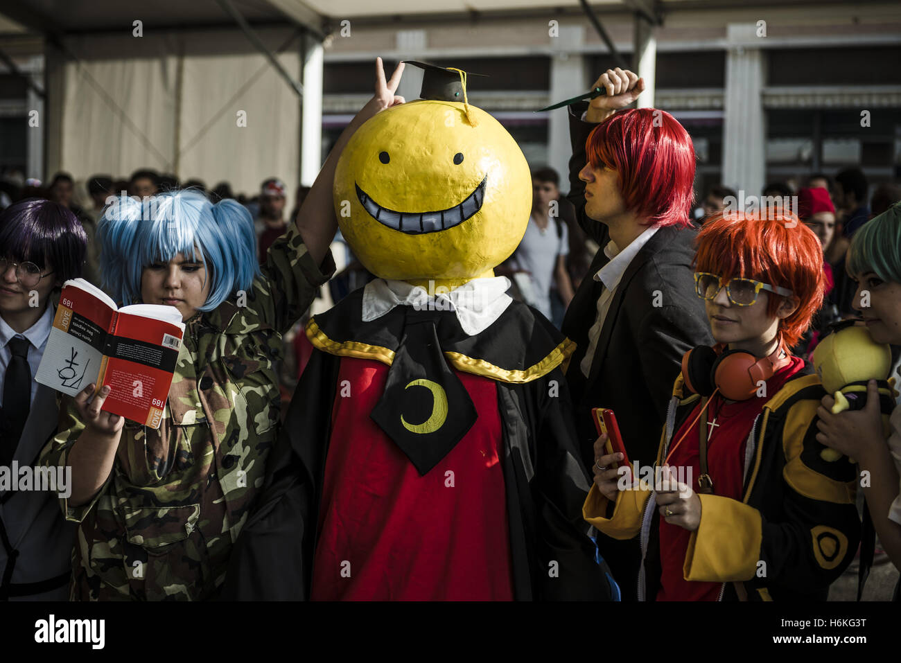 Barcelona, Spain. October 30, 2016 - Cosplayers dressed as their ...