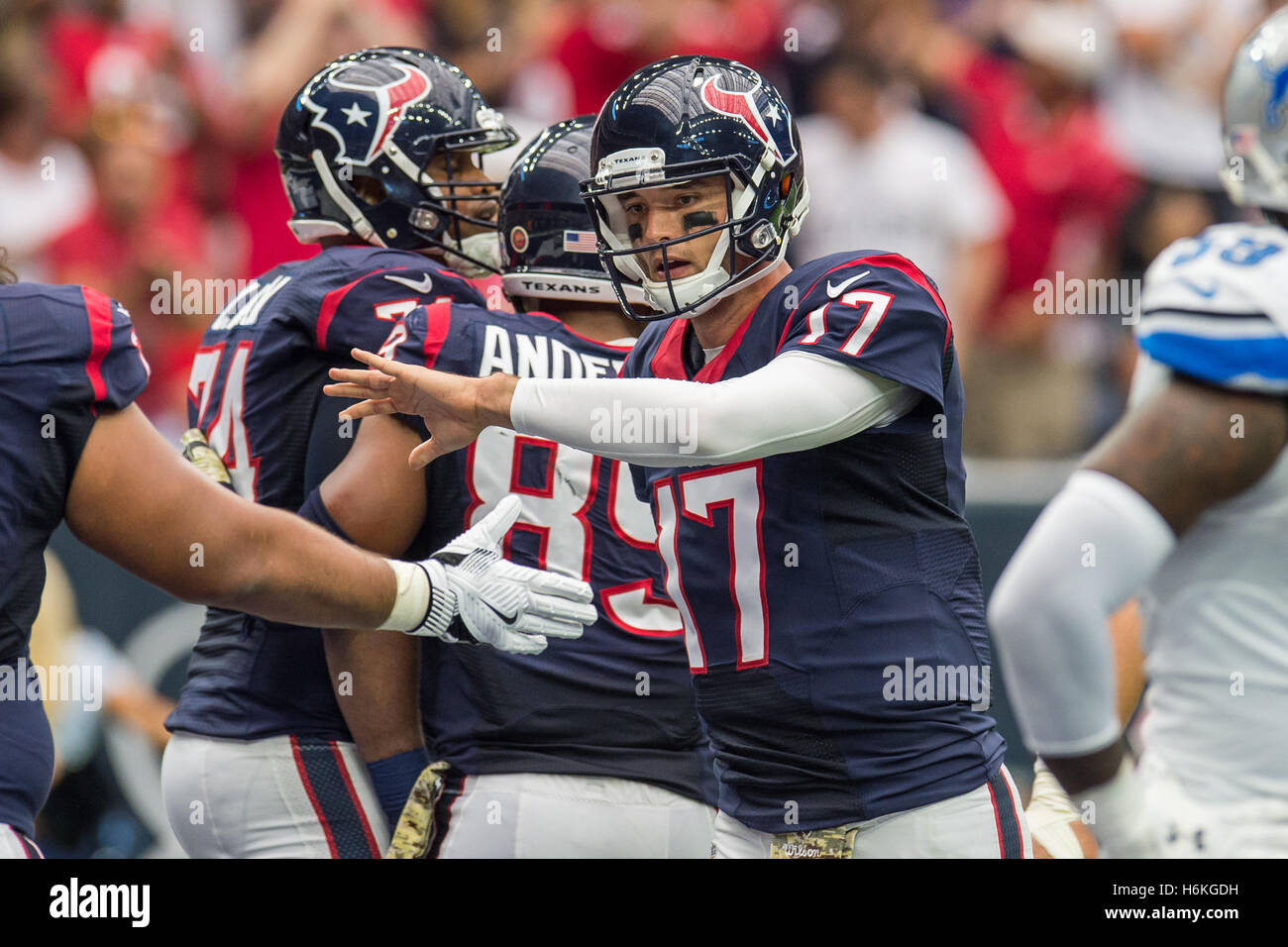 Houston, Texas, USA. 30th Oct, 2016. Houston Texans quarterback Brock ...