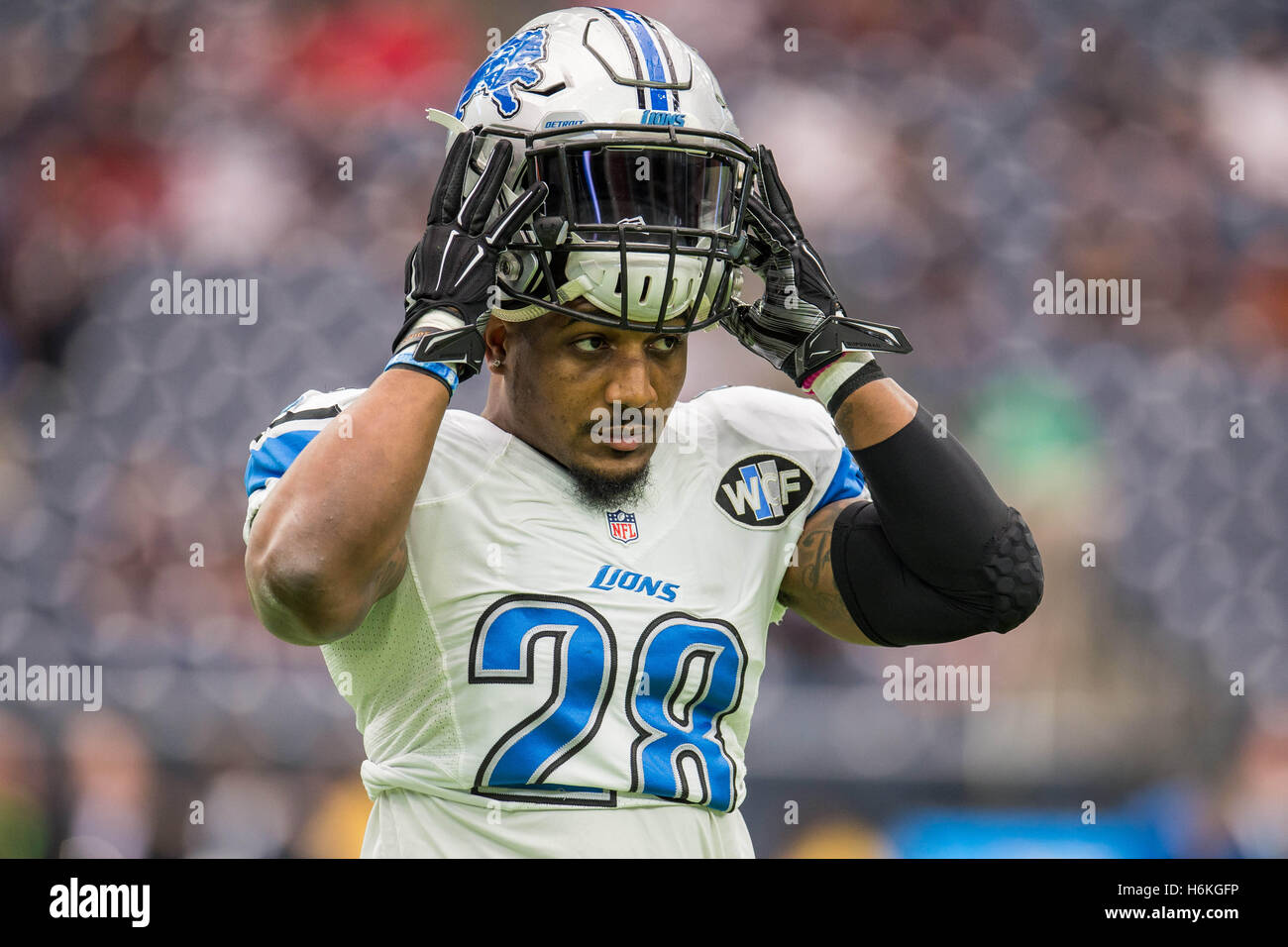 Houston, Texas, USA. 30th Oct, 2016. Detroit Lions cornerback Quandre ...