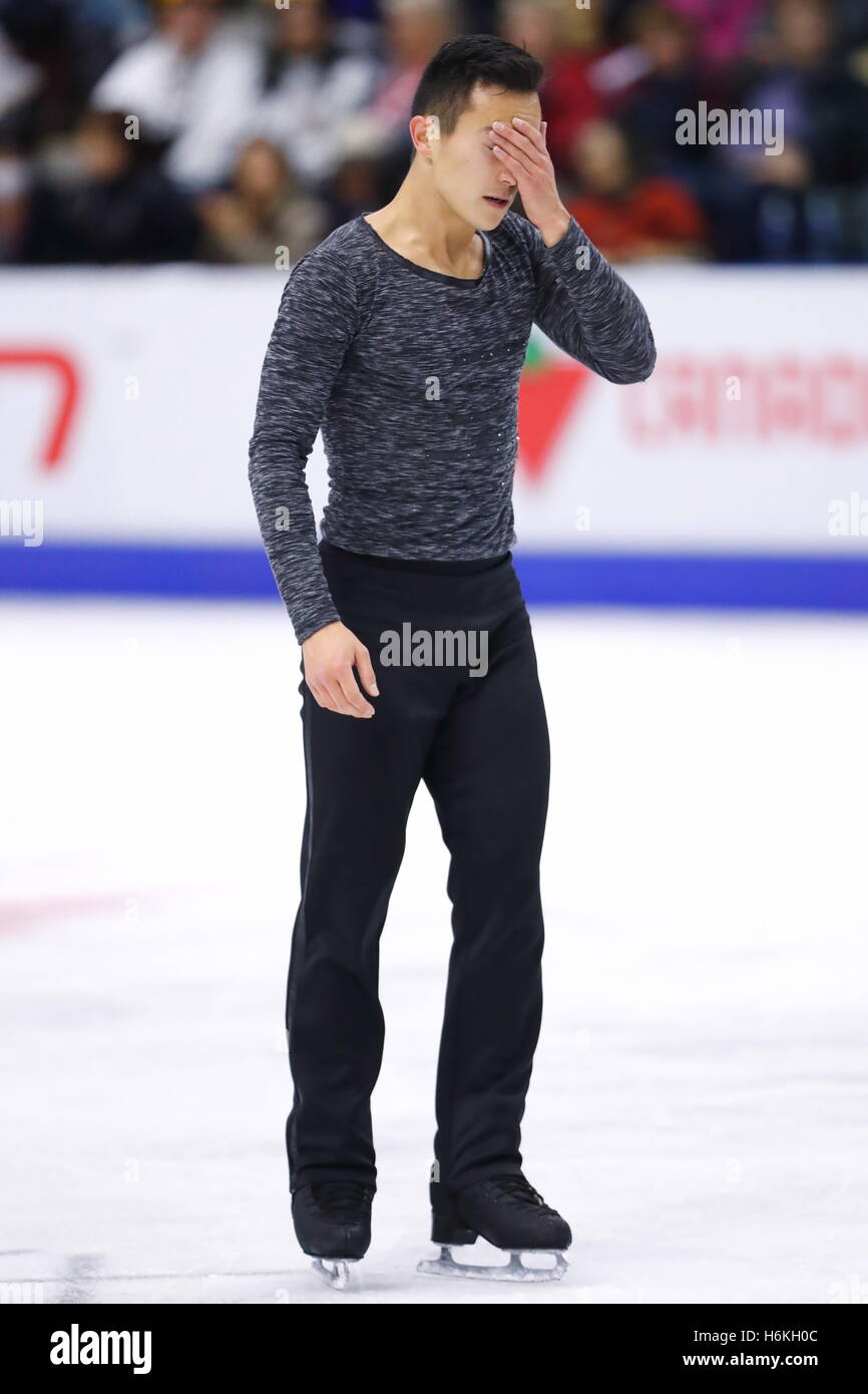 Mississauga, Ontario, Canada. 29th Oct, 2016. Patrick Chan (CAN) Figure ...