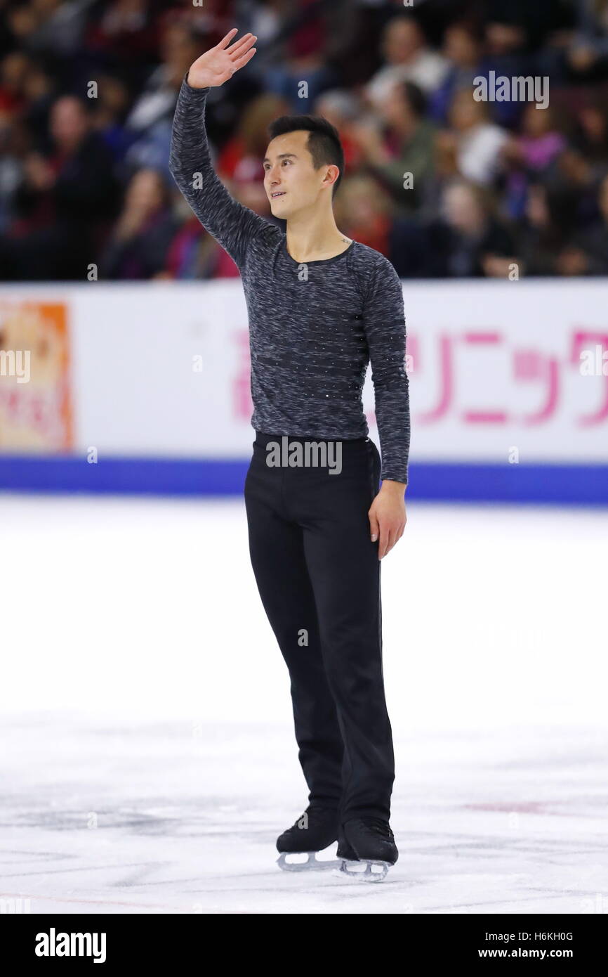 Mississauga, Ontario, Canada. 29th Oct, 2016. Patrick Chan (CAN) Figure ...