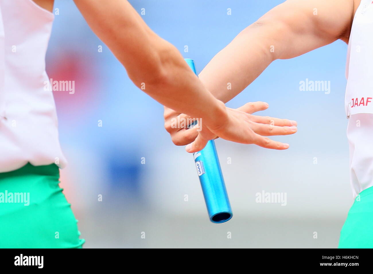Kanagawa, Japan. 30th Oct, 2016. baton Athletics : The 47th Junior ...