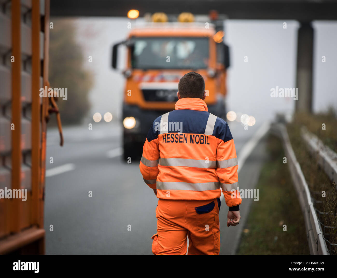 Highway maintenance cleaning hi-res stock photography and images - Alamy