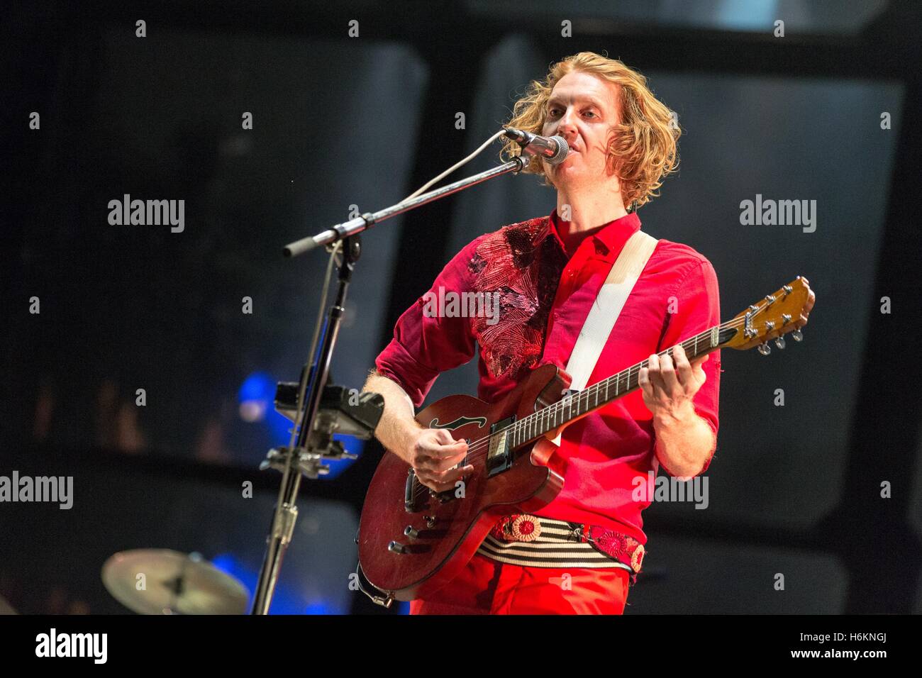 New Orleans, Louisiana, USA. 30th Oct, 2016. RICHARD REED PARRY of ...